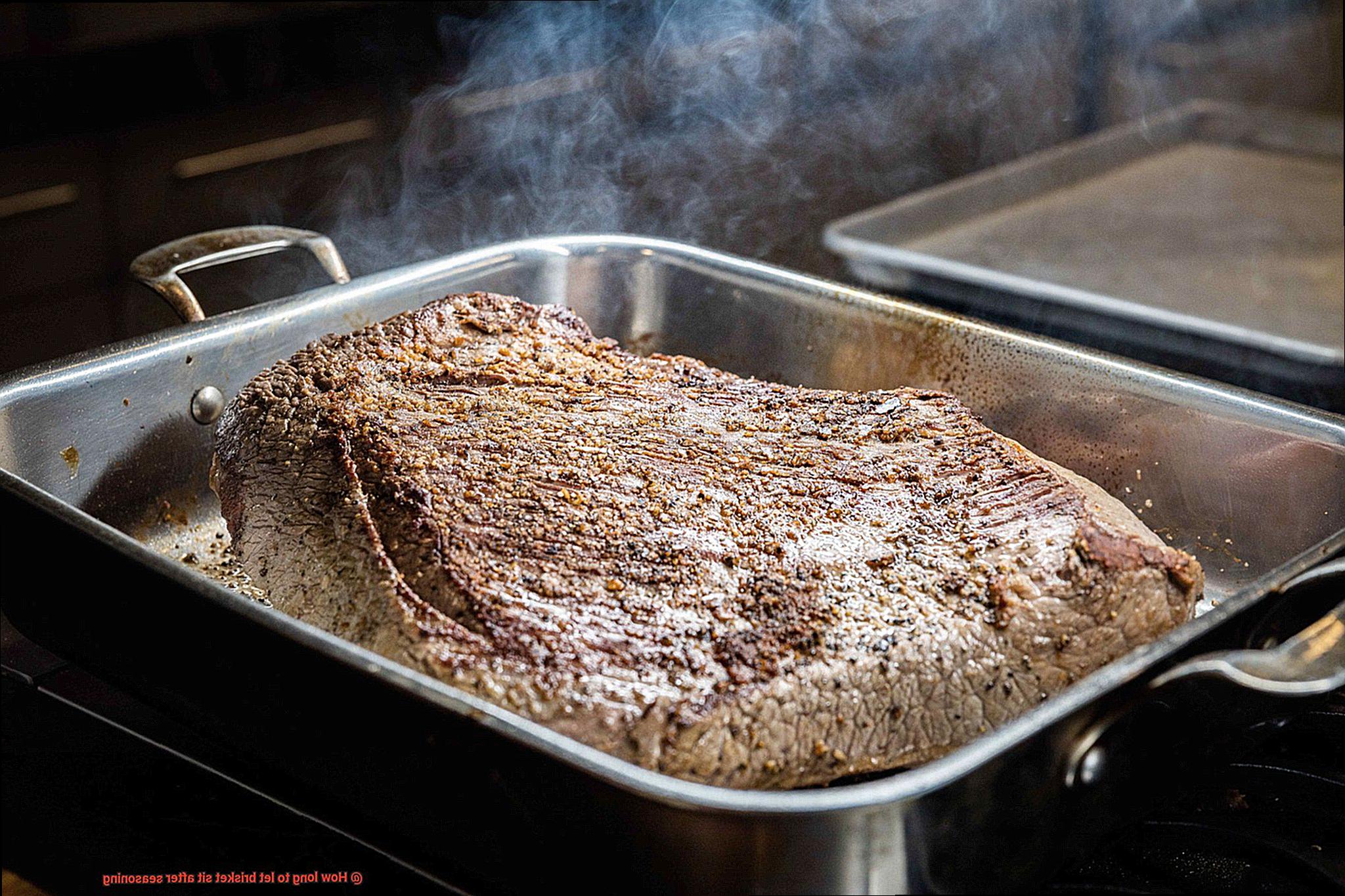 How long to let brisket sit after seasoning? - Pastime Bar And Grill