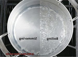 What does a simmer look like? - Pastime Bar And Grill