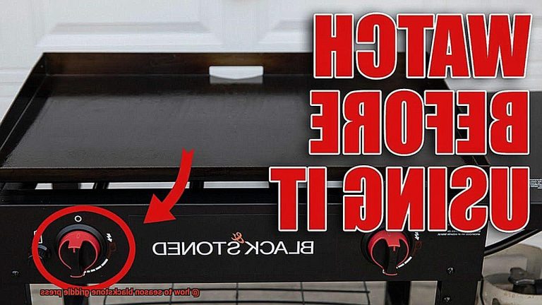 how to season blackstone griddle press? - Pastime Bar And Grill