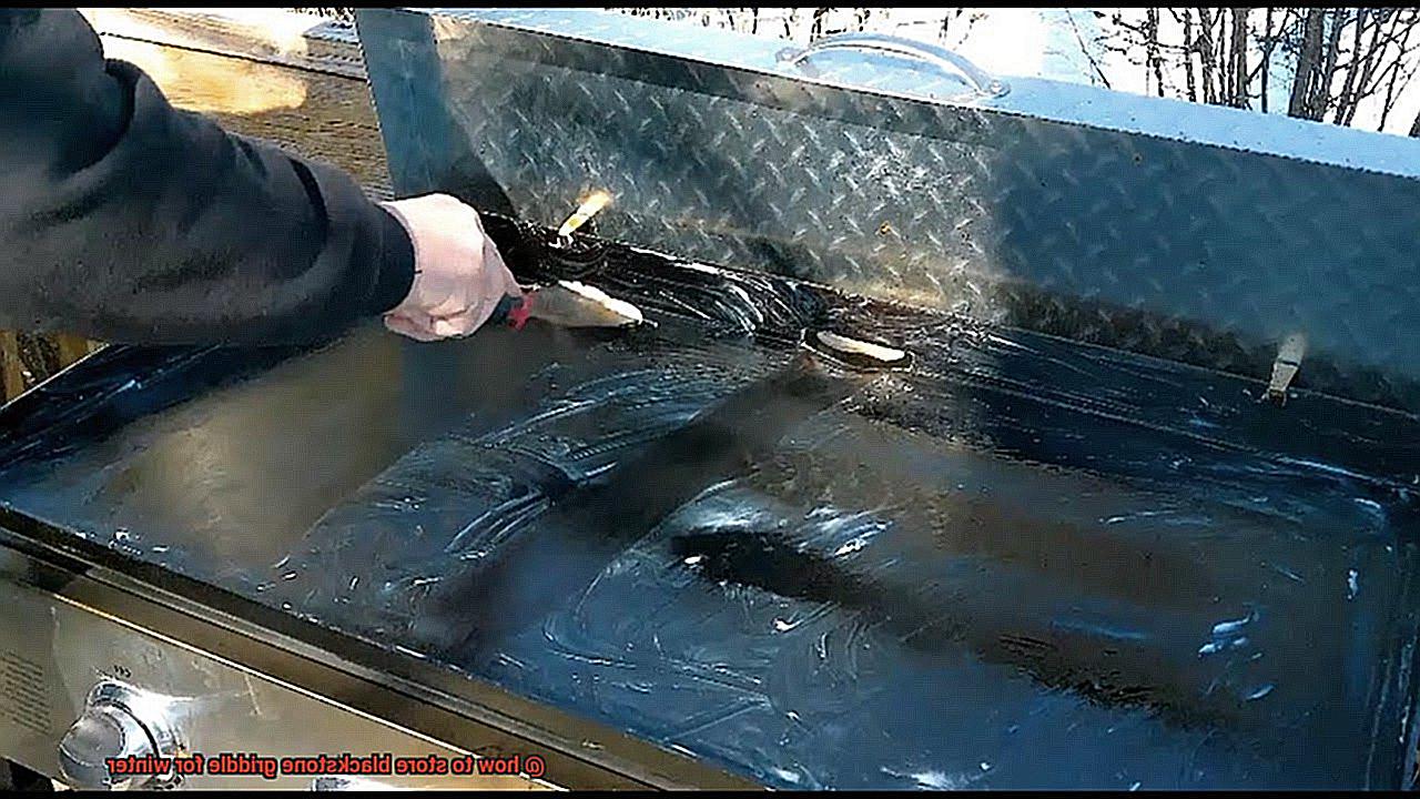 how to store blackstone griddle for winter? - Pastime Bar And Grill