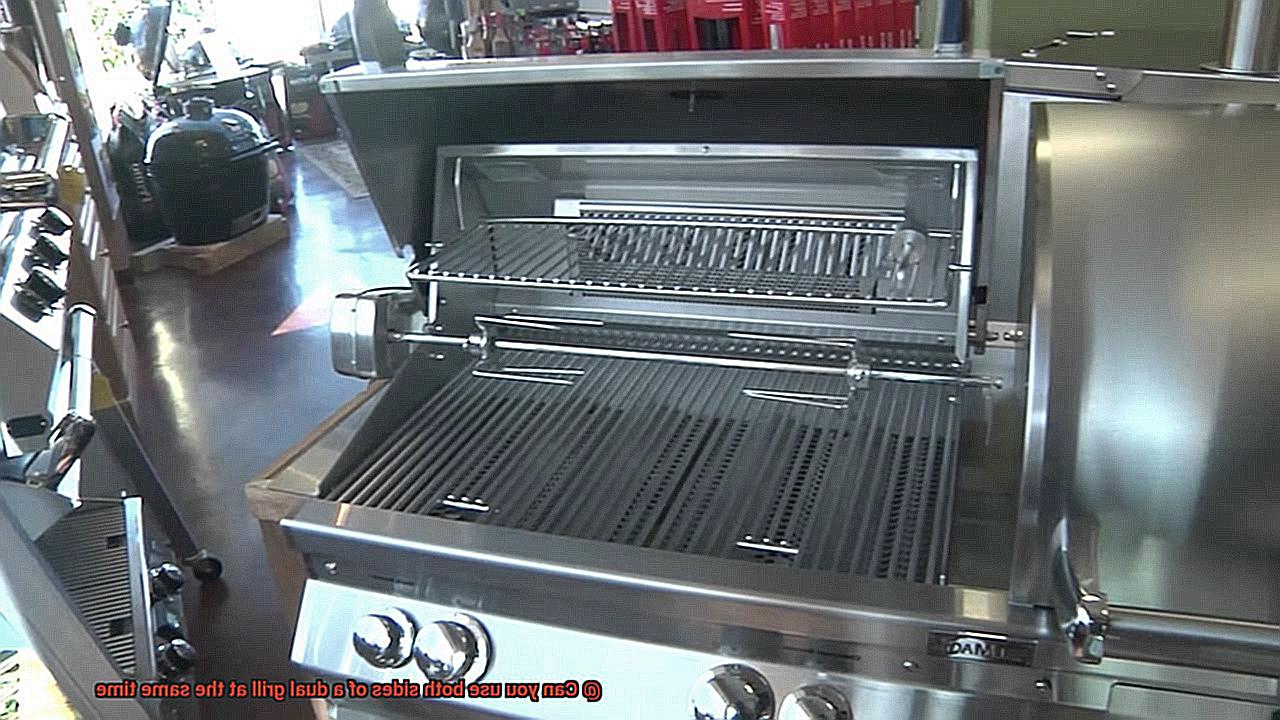 Can you use both sides of a dual grill at the same time? - Pastime Bar ...