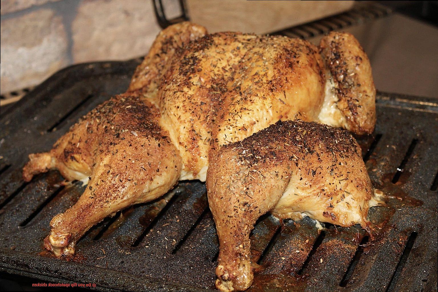 Do you flip spatchcock chicken? - Pastime Bar And Grill