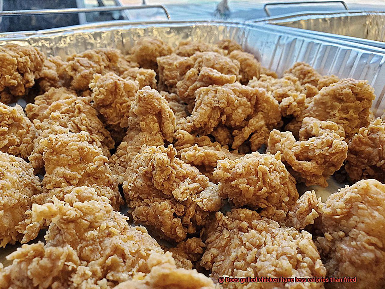 Does grilled chicken have less calories than fried? - Pastime Bar And Grill